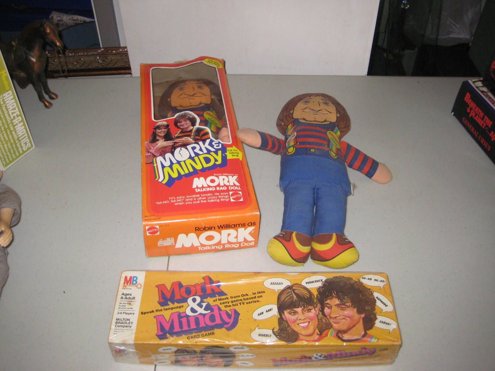 Mork And Mindy Talking Rag Doll Mattel 1279 And Card Game Bellport Mork And Mindy Talking Rag Doll Mattel 1279 And Card Game Bellport